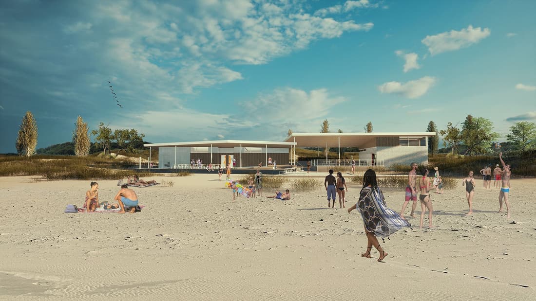 Muskegon State Park Beach House - Project - Mathison | Mathison Architects
