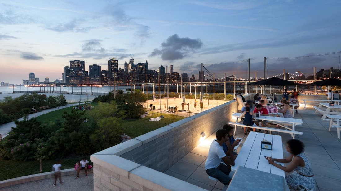 Harborview Cafe, Brooklyn Bridge Park - Mathison Architects